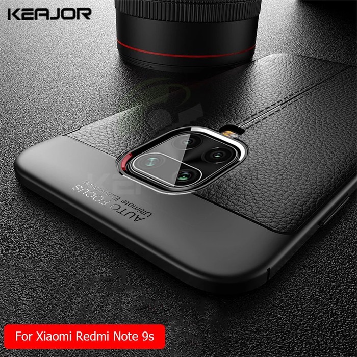 Jual CASE XIAOMI REDMI NOTE 9 PRO AUTOFOCUS CASE CARBON LEATHER ...