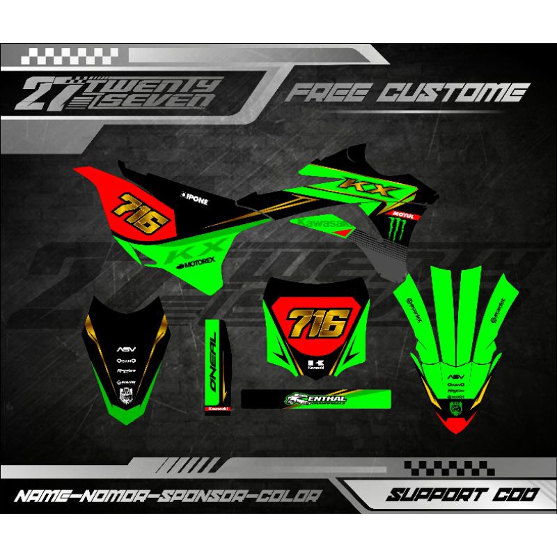 Jual DECAL KX 85 FULL BODY DECAL KX 85 BEBEK STANDAR | Shopee Indonesia