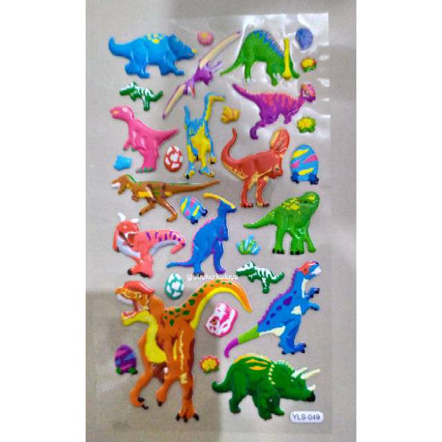 Jual Sticker timbul Dinosaurus | Shopee Indonesia