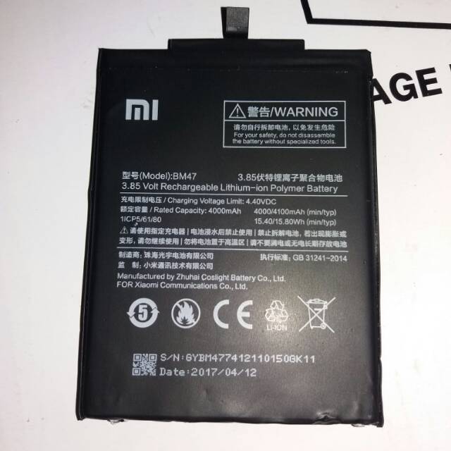Jual Baterai original xiomi MI 4X 100% original | Shopee Indonesia