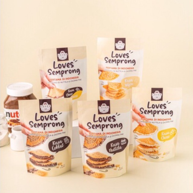 Jual Loves Semprong Pouch | Semprong Isi | Oleh oleh jakarta | Snack ...