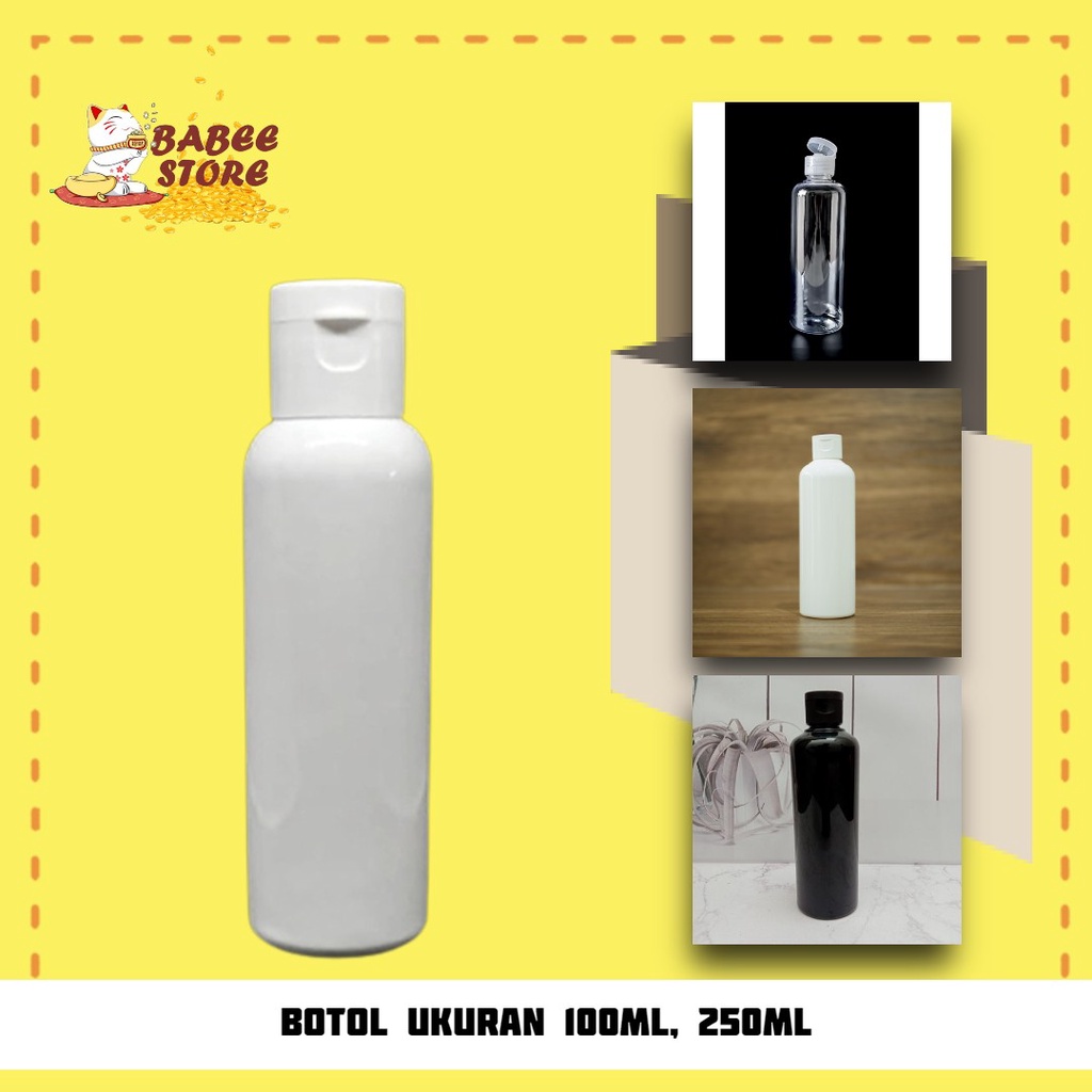 Jual BOTOL PLASTIK 100ML DAN 250ML TUTUP FLIPTOP PRESSTOP PUSHTOP REFILL / ISI ULANG | Shopee ...