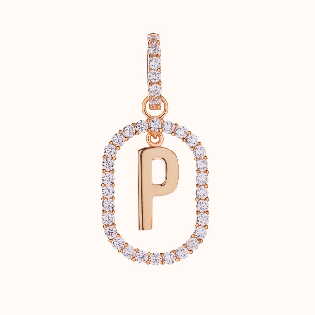 Jual Liontin Huruf Emas 7K - Aerin Gold Pendant P,R,S,T,V,Y - Say ...