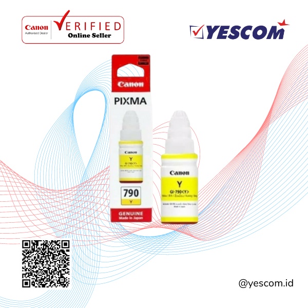 Jual Tinta Canon GI - 790 Yellow Original | Shopee Indonesia
