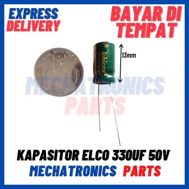 Jual [PAS-9654] KAPASITOR ELCO 330UF 50V ICHICON | Shopee Indonesia