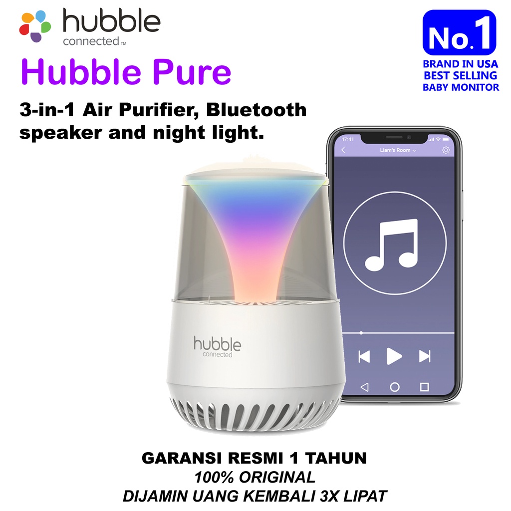 Jual Hubble Pure 3-in-1 Air Purifier | Shopee Indonesia