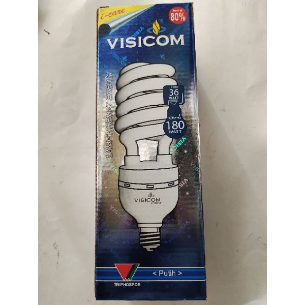 Jual Lampu Ulir Visicom Jumbo 36 Watt Terang | Shopee Indonesia