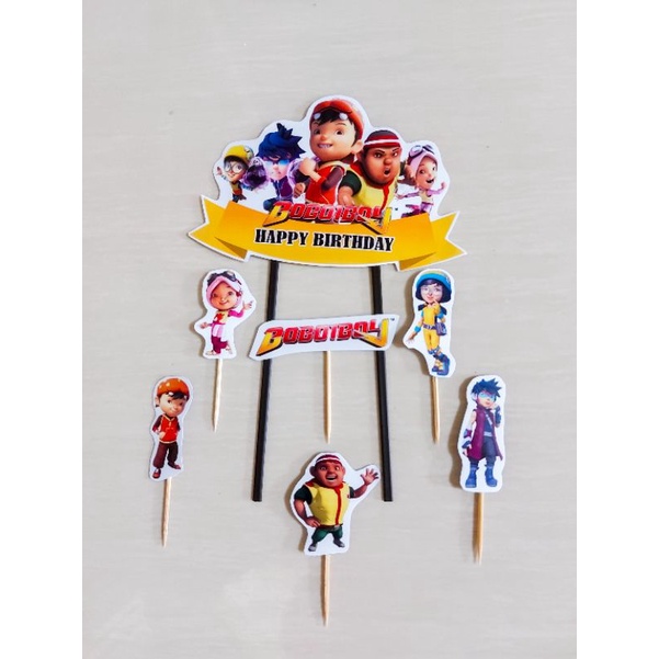 Jual TOPPER BOBOIBOY / CAKE TOPPER BOBOIBOY / TOPPER KUE BOBOIBOY ...