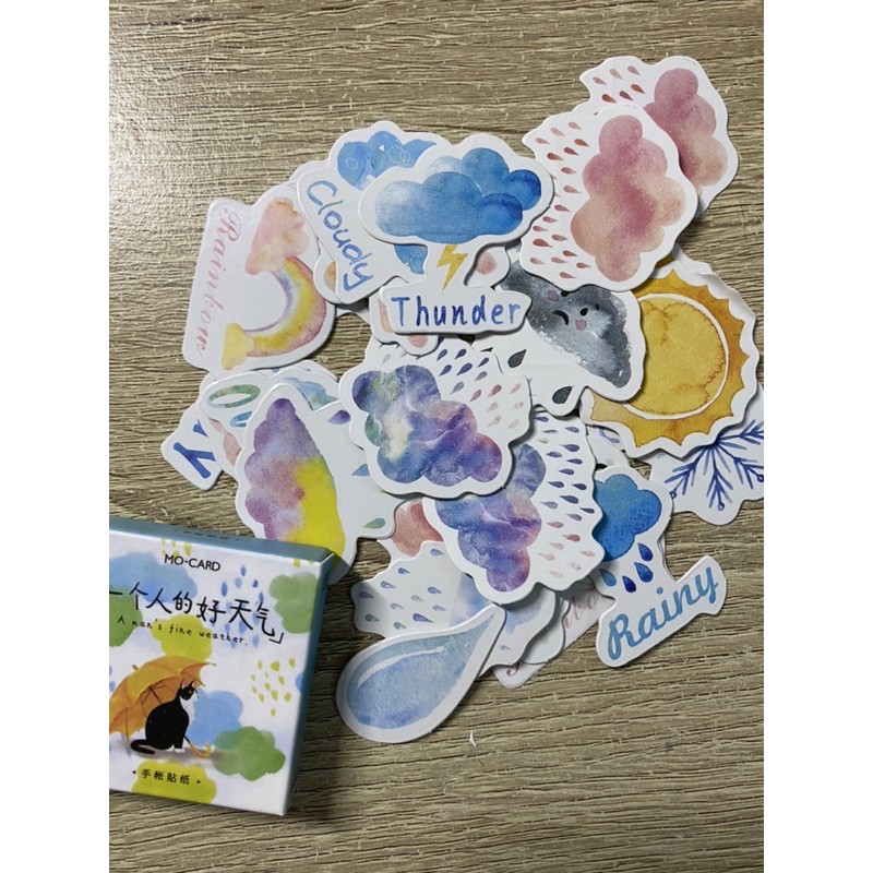 Jual CLOUD STICKERS (isi 45pcs) | Shopee Indonesia