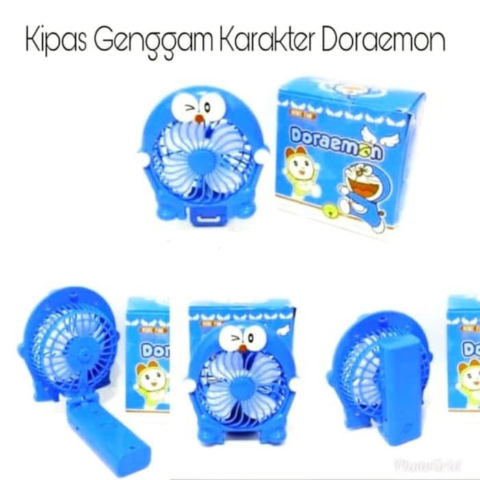 Jual Kipas Angin Tangan Karakter Doraemon Fan Portable Fan Handy Mini ...