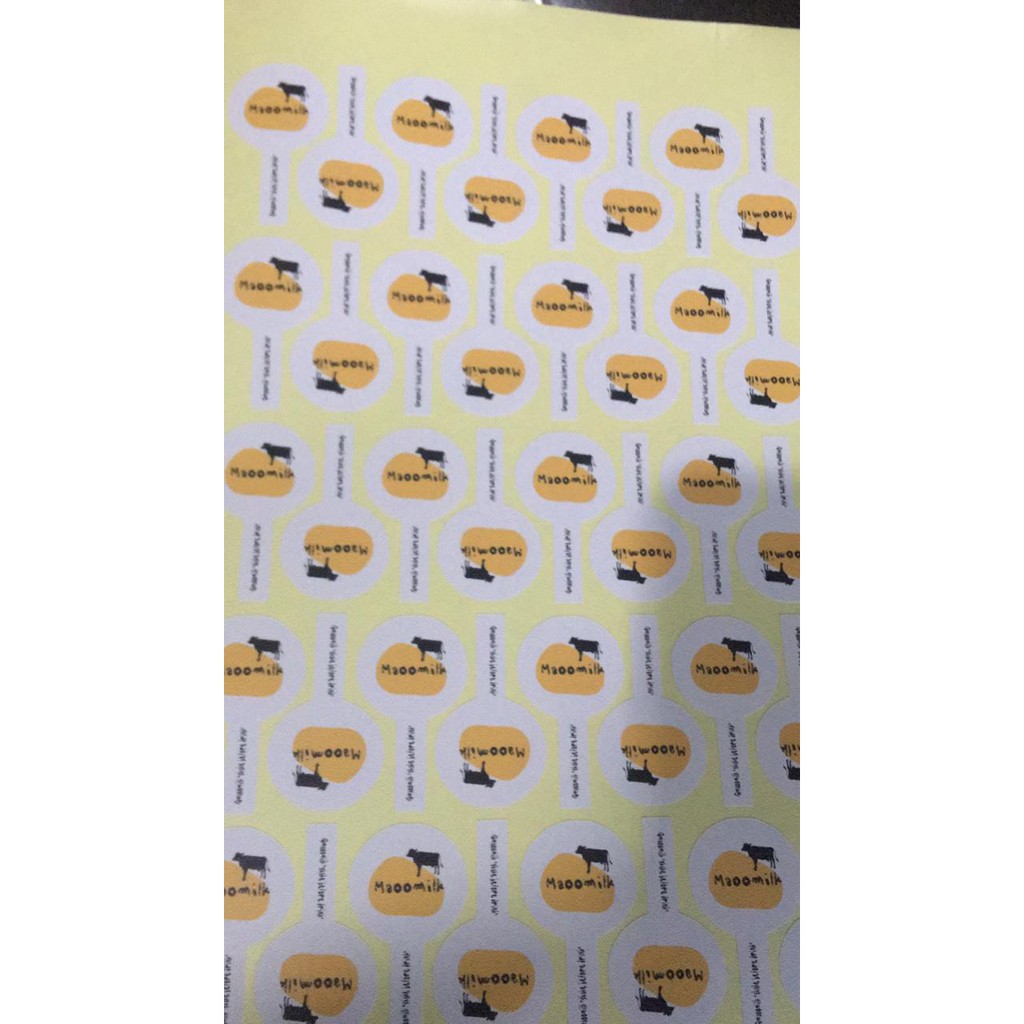 Jual STIKER SEGEL KEMASAN 1/2 A3 / SEGEL KEMASAN/ CETAK STIKER SEGEL ...