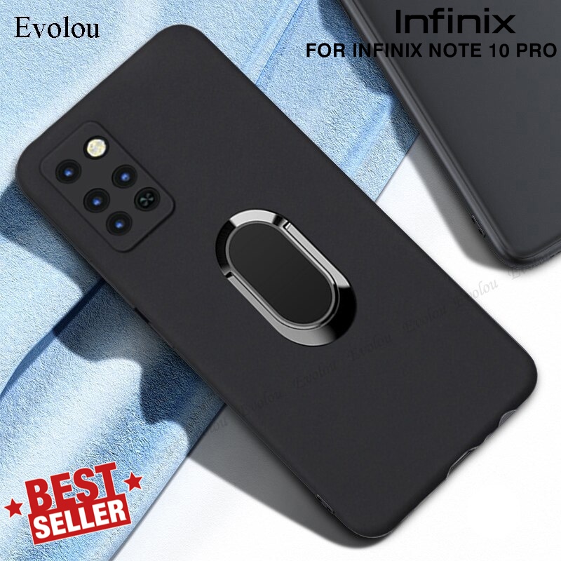 Jual Case Infinix Note 10 PRO Ring Bracket Slim Matte Macaron List | Shopee Indonesia