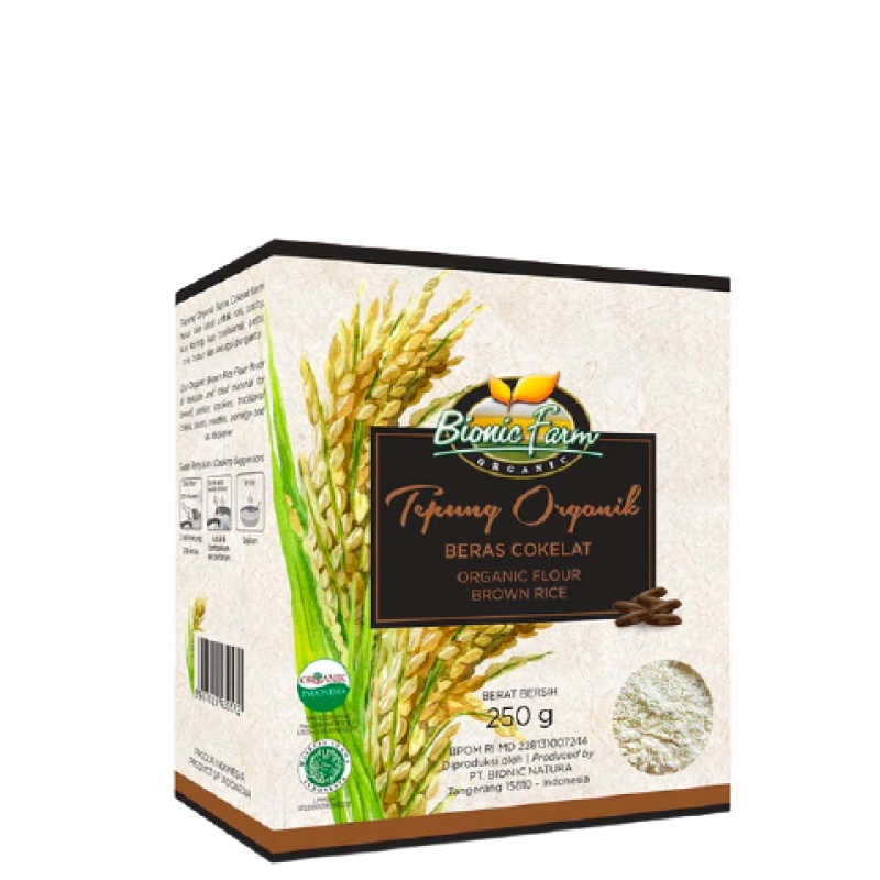 Jual Bionic Farm Tepung Beras Coklat Pandan 250 gr | Shopee Indonesia