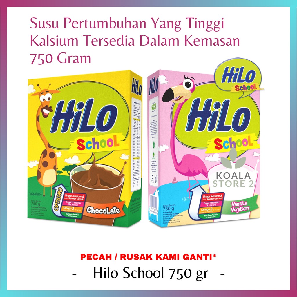Jual HILO School 750 Gram - Susu Hilo - Susu Peninggi Badan - Susu ...