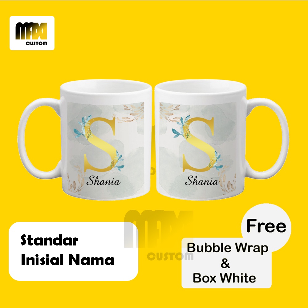 Jual MUG INISIAL / MUG CUSTOM MURAH / MUG MURAH | Shopee Indonesia