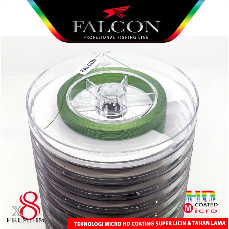 Jual Senar PE X8 Falcon SUPER BRAID 100M connecting | Shopee Indonesia