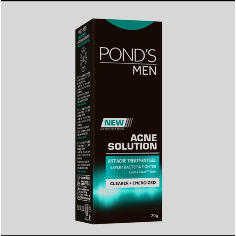Jual Ponds Men Acne Solution Gel 20 g | Shopee Indonesia