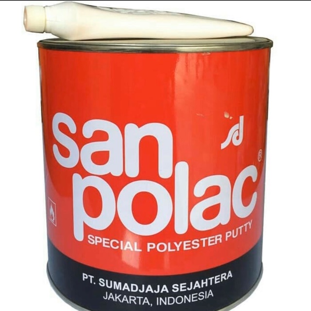 Jual DEMPUL SANPOLAC 4 KG / DEMPUL BESI / DEMPUL PLASTIK / DEMPUL KAYU ...