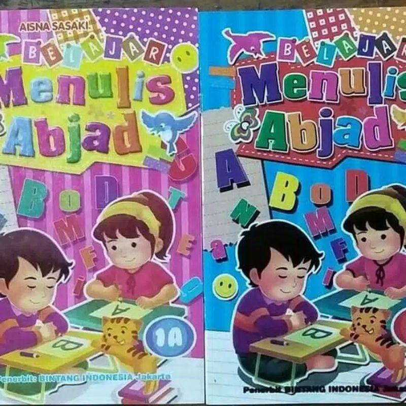 Jual Buku Belajar Menulis Abjad Jilid 1a untuk Anak TK PAUD dan Pra SD ...