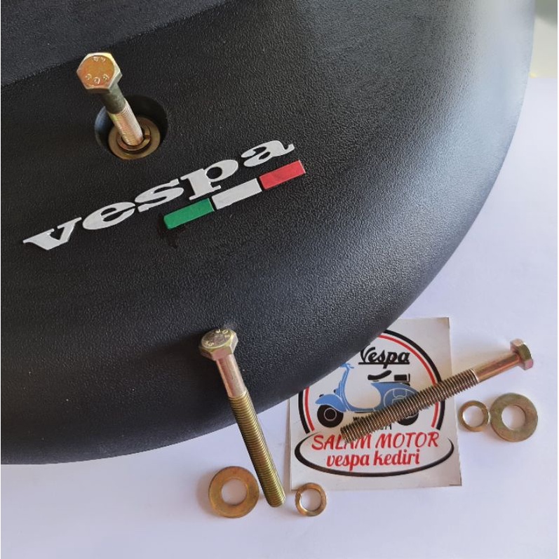Jual baut cover ban serep vespa baut tutup ban cadangan vespa Px Ps ...