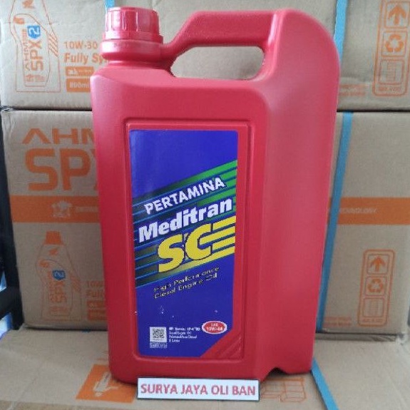 Jual Oli Mobil Diesel Pertamina Meditran SC SAE 15W-40 5 Liter / Oli Mesin Mobil Diesel ...