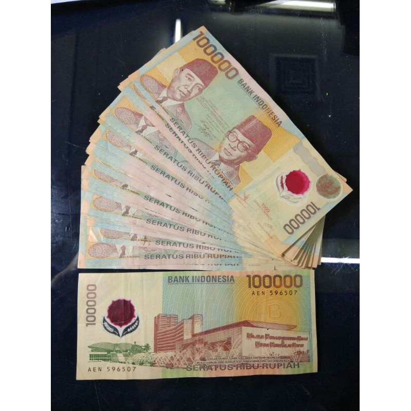 Jual uang 100rb polymer 1999 uang 100000 plastik | Shopee Indonesia