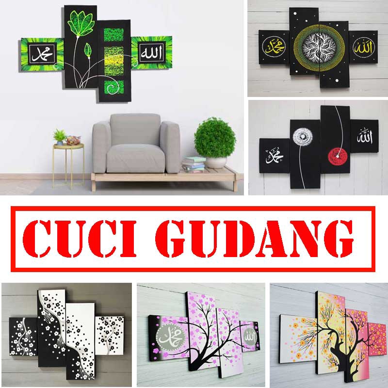 Jual CUCI GUDANG - HIASAN DINDING HARGA MURAH MERIAH !! | Shopee Indonesia