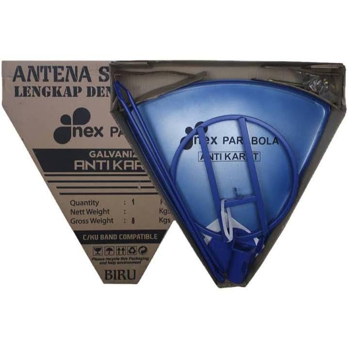 Jual DISH SOLID NEX PARABOLA GALVANIS 120CM BIRU | Shopee Indonesia