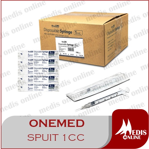 Jual Spuit 1cc / Syringe 1cc Onemed / Box | Shopee Indonesia