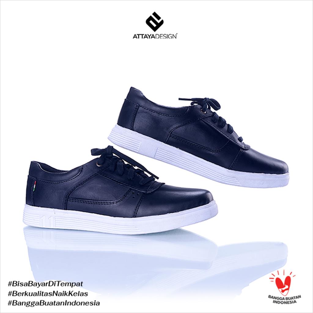 Jual Attaya Design Sepatu Sneakers Pria Dewasa Kulit Asli Original Tali ...