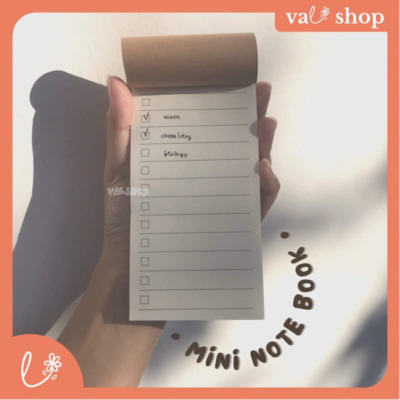 Jual Mini To Do list Book | Mini Note Book Grid | Memo Mini Simple Minimalis Aesthetic | Shopee ...