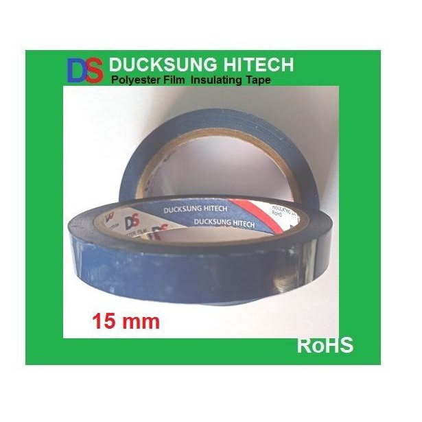 Jual Ducksung Hitech 15 Mm Blue Polyester Film Insulating Tape Nivic00 Diminati Banget | Shopee ...