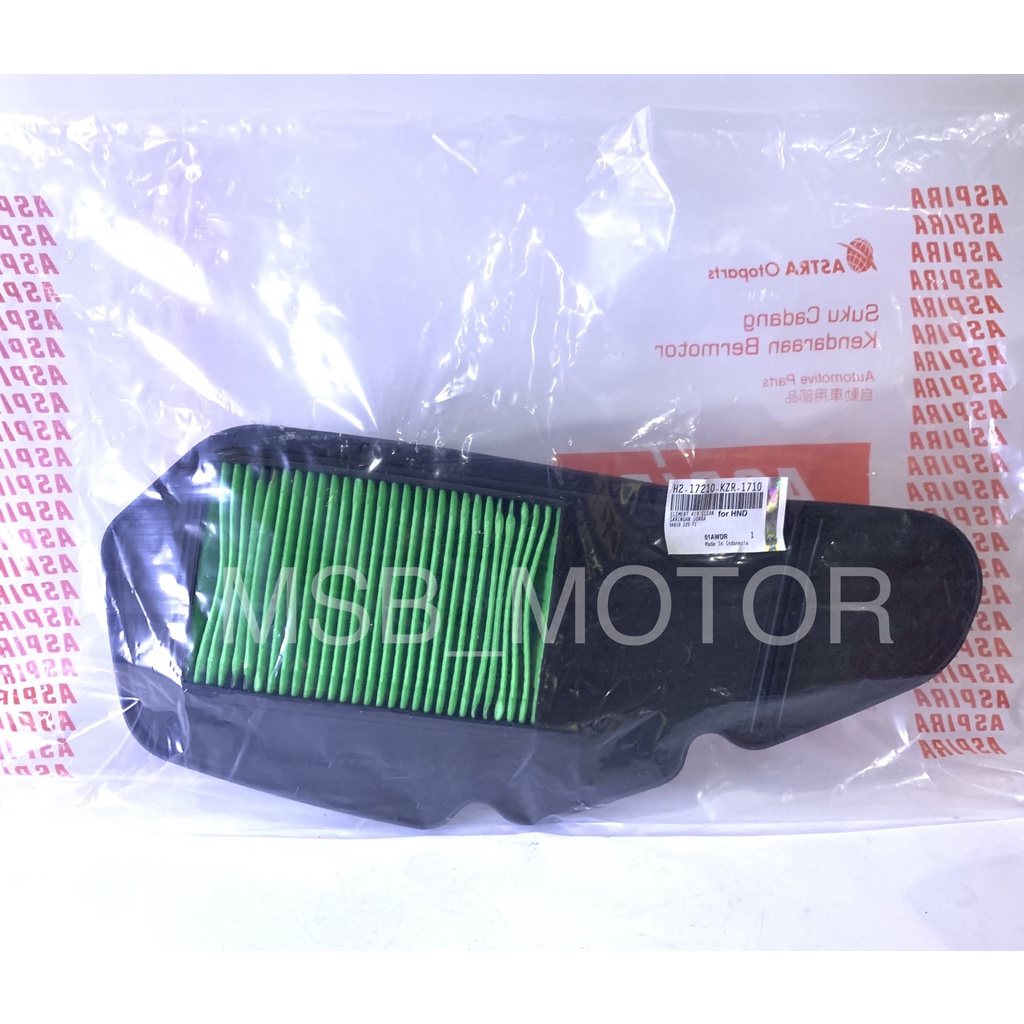 Jual Filter Udara KZR ASPIRA ORIGINAL VARIO 125 FI VARIO 150 FI ...
