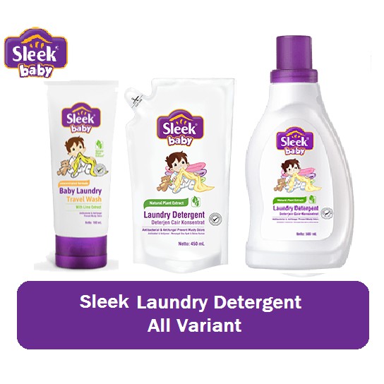 Jual Sleek Baby Laundry Detergent All Variant | Shopee Indonesia
