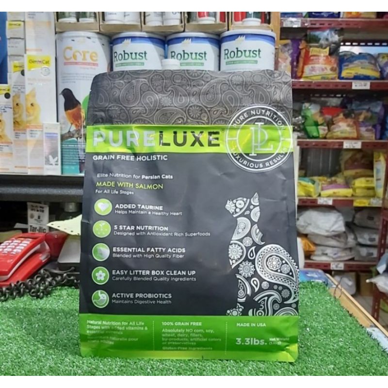 Jual Makanan Kucing Pureluxe Grain Free Holistic Persian Cat Salmon 1 ...