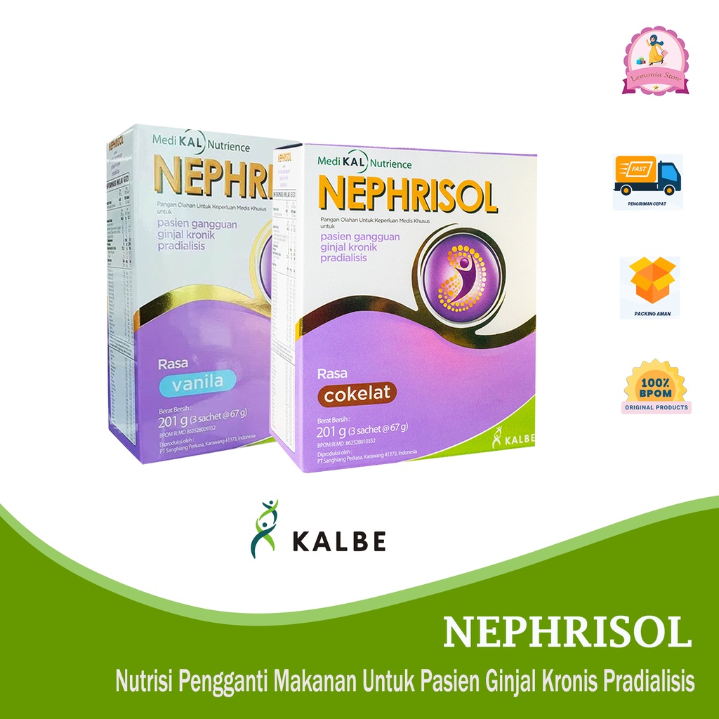 Jual Nephrisol - Vanilla & Capucino - Susu Tinggi Protein Untuk Pasien ...