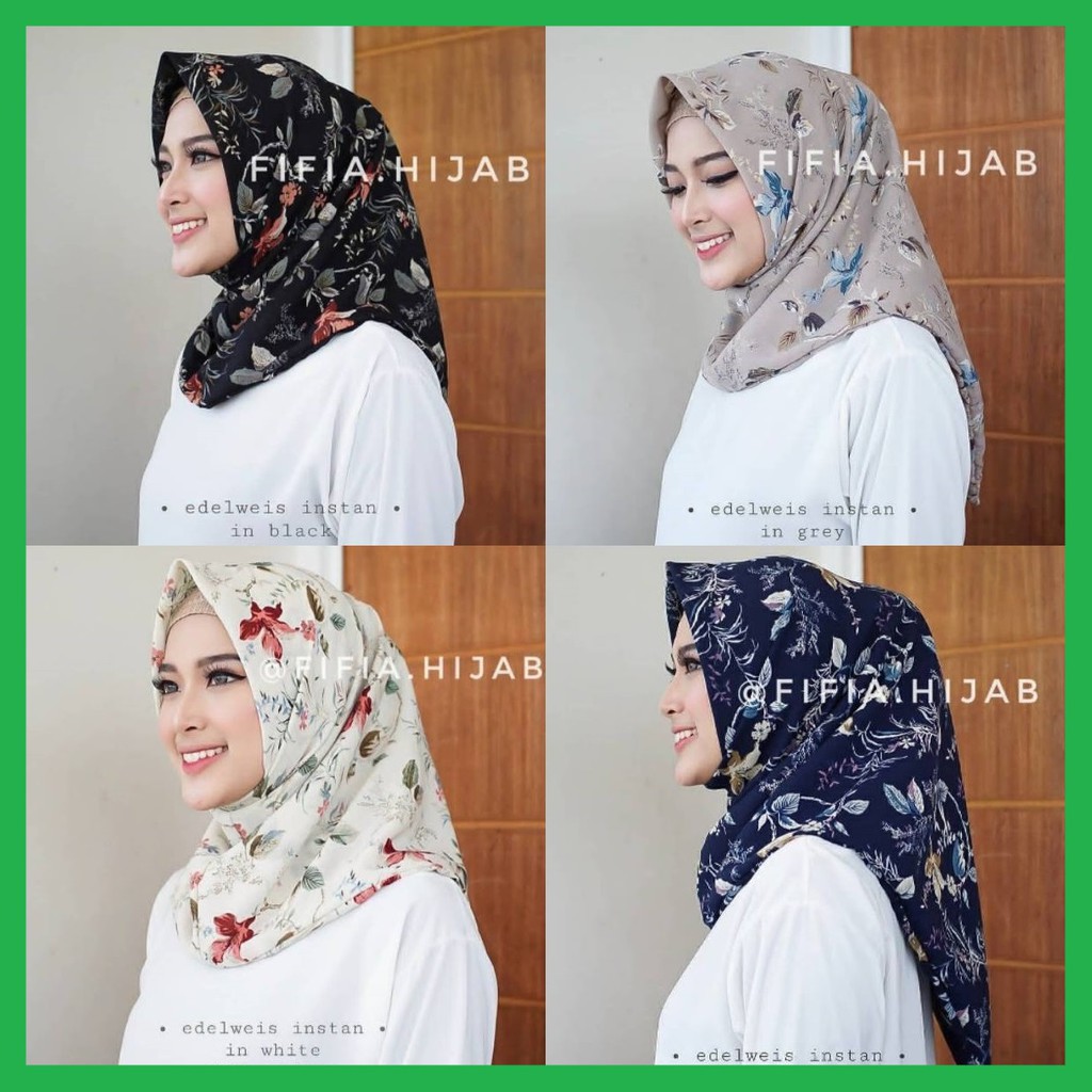 Jual Edelweis Square Hijab Segi Empat Satin Max Monalisa Ukuran 115 x ...