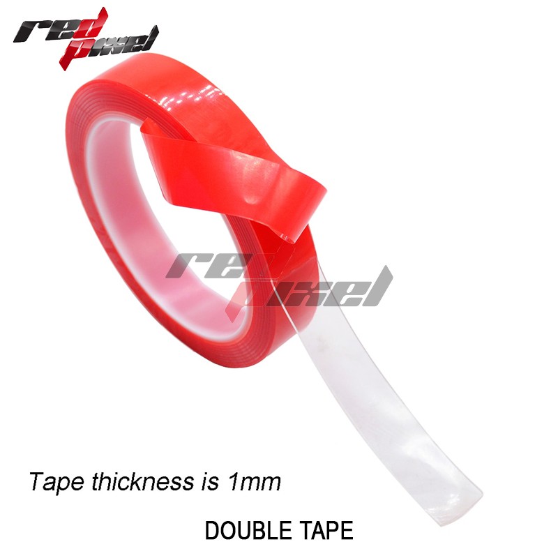 Jual Perekat Double Tape Acrylic Adhesive Transparent No Trace Sticker ...