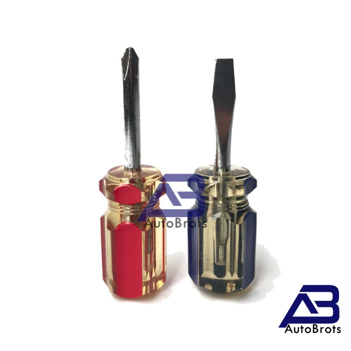 Jual Obeng Mini Cebol Pendek Screwdriver Set 2pcs Plus Minus XP Tool ...