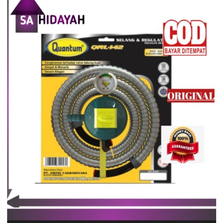 Jual QUANTUM SLANG REGULATOR QRL142 / QRL 142 / QRL-142 ORIGINAL AWET ...