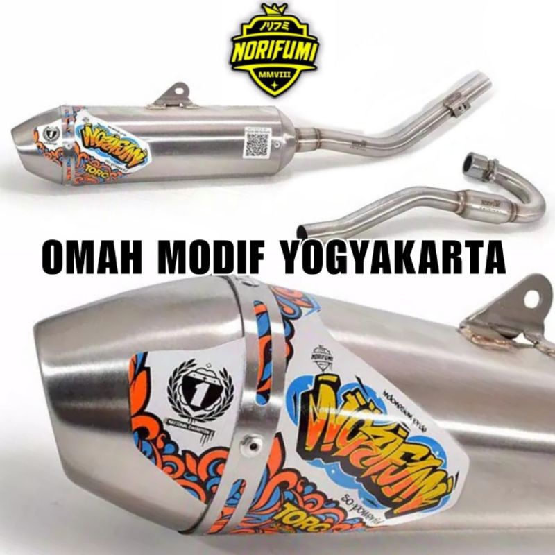 Jual Knalpot norifumi torc grafitty CRF 150 L Stainless Graffiti ...