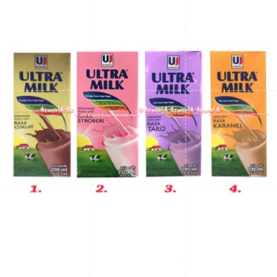 Jual Ultra Milk 200ml Susu UHT Full Cream Susu Ultra Siap Minum Ful ...