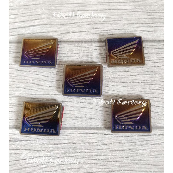 Jual Emblem Logo Honda Original Titanium GR5 | Shopee Indonesia