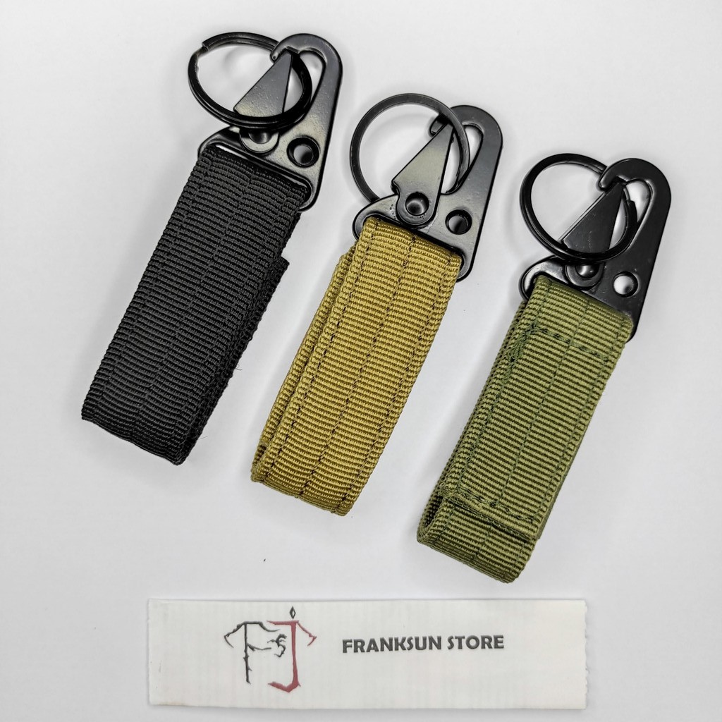 Jual ACOMS Quickdraw Carabiner Military Tactical Nylon Belt 3 Warna ...