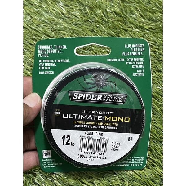 Jual SPIDERWIRE ULTRACAST ULTIMATE MONO SENAR MONOFILAMENT 300-330YARD ...