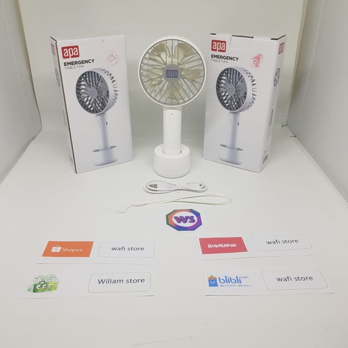 Jual APA - KIPAS ANGIN MINI GENGGAM / RECHARGEABLE MINI FAN / Kipas ...