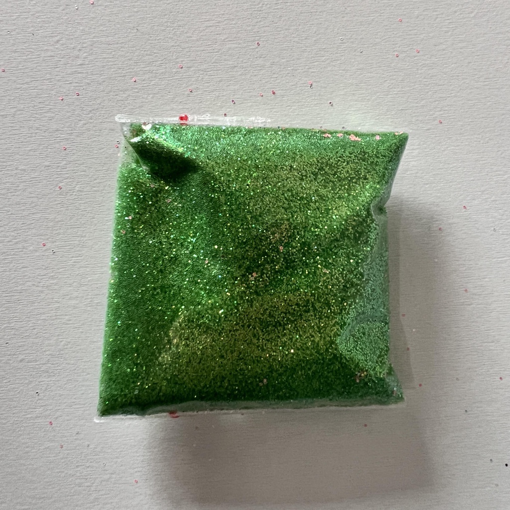 Jual Sparkle Glitter FLUORESCENT GREEN 20gr 20gram Powder Serbuk Tabur ...