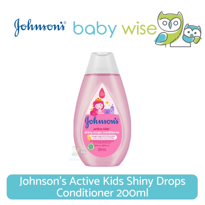Jual Johnson's Active Kids Shiny Drops Conditioner 200ml - Kondisioner ...