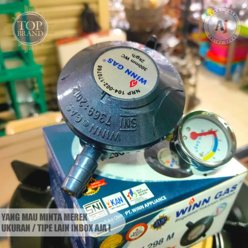 Jual regulator win gas 298m type besar OTOMATIS | Shopee Indonesia