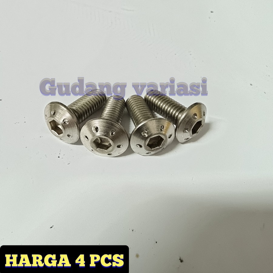 Jual Baut Disc Cakram Piringan Chrome Universal | Shopee Indonesia